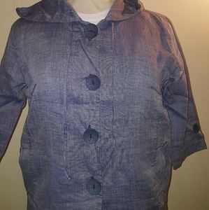 Focus | Jackets & Coats | Focus Linen Jacket Size Small | Poshmark